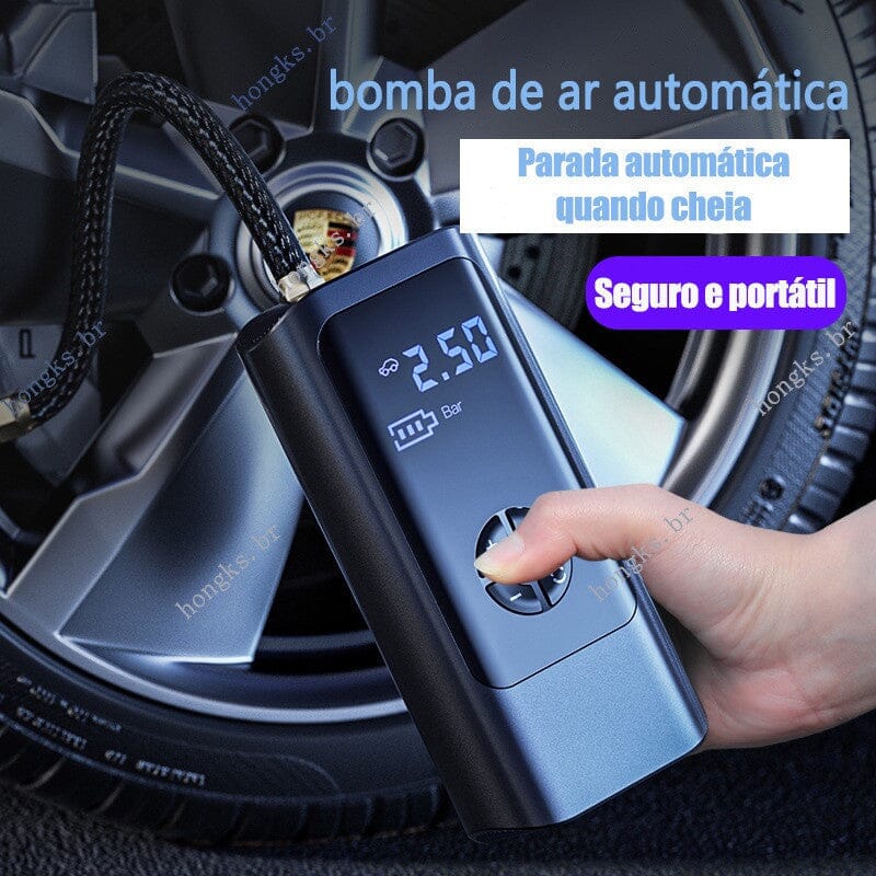 Compressor Portátil Para Veículos | AirGo Plus – Superfacilita